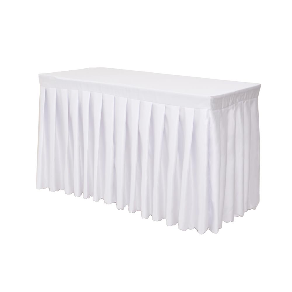 HomePro ผ้าคลุมโต๊ะสำเร็จรูปแบบจีบ FINE 120X60 ซม. สีขาว แบรนด์ FURDINI | Shopee Thailand