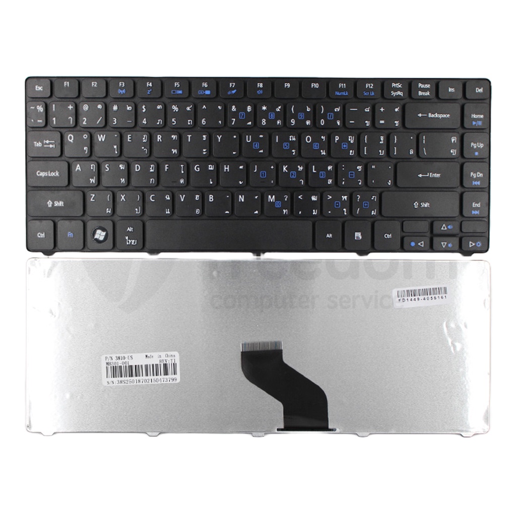 KEYBOARD คีย์บอร์ด Acer Aspire 5940 4738 3810 4535 4743 4741 4535 4736 ...