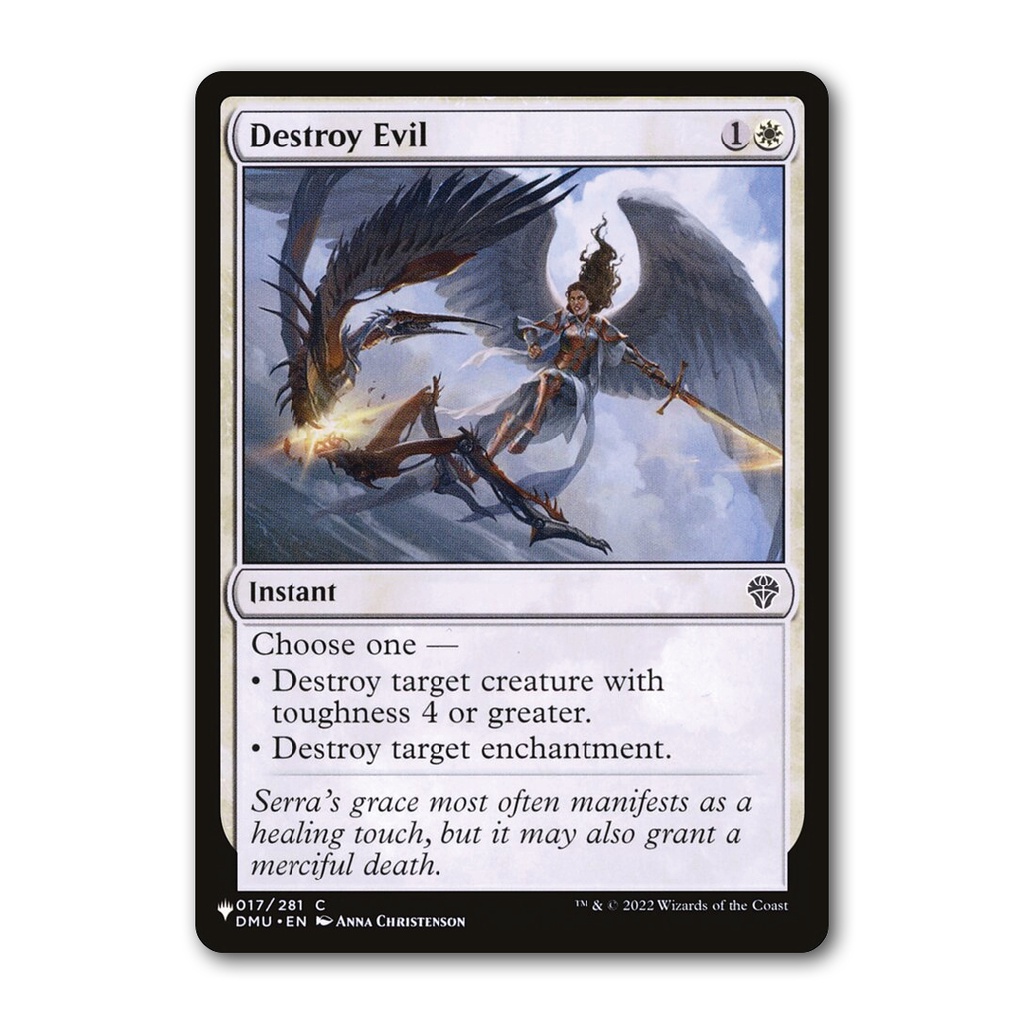 [MTG] Destroy Evil [PLST] [White] [Common] [Normal] [ENG] [2022] (Magic ...