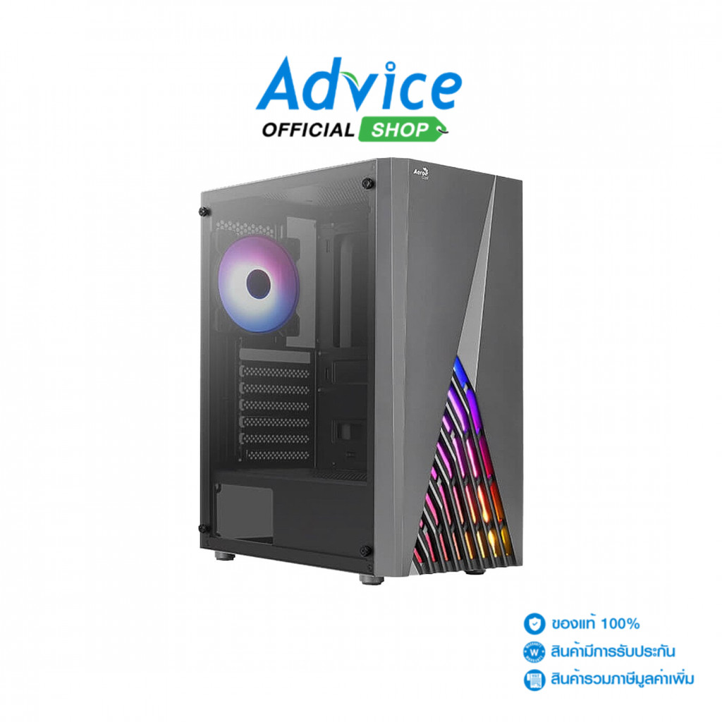 AEROCOOL ATX CASE (NP) DELTA-G-BK-V1 (Black) - A0168564 | Shopee Thailand