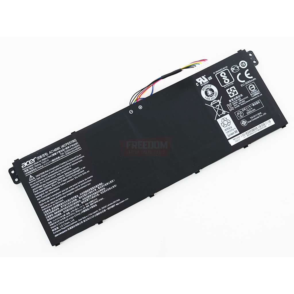 BATTERY-NOTEBOOK แบตเตอรี่โน๊ตบุ๊ค (แท้) AC14B7K AC14B8K AC14B3K ACER ...