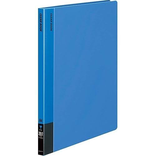 KOKUYO File, clear A4 blue, 20 sheets, alternate spine type, La-560B ...