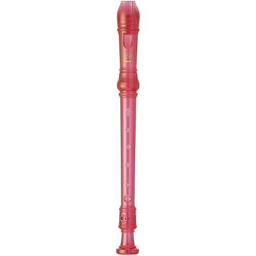 YAMAHA ABS Resin Recorder Soprano สไตล์เยอรมันโครงกระดูกสีชมพูประเภท ...