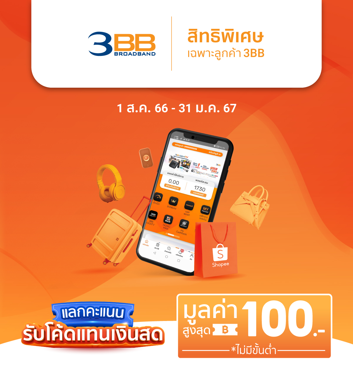 พิเศษเฉพาะลูกค้า 3BB