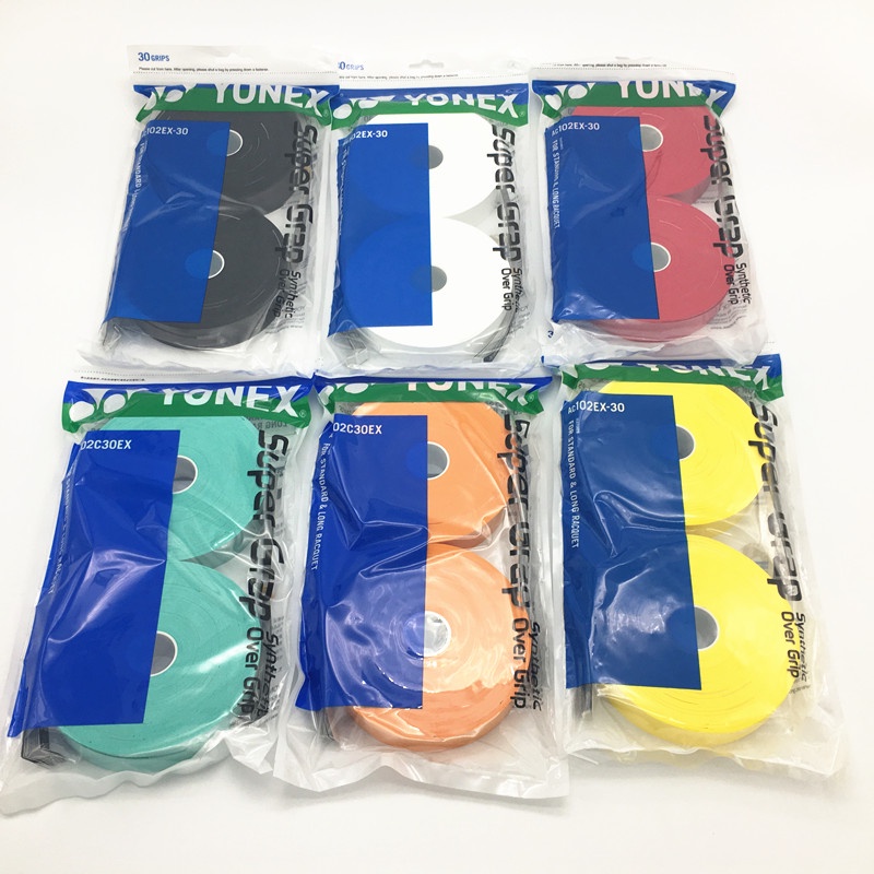 สต็อกพร้อม! ของแท้ YONEX AC102EX-30 กาวมือแผ่นขนาดใหญ่ สำหรับไม้ ...