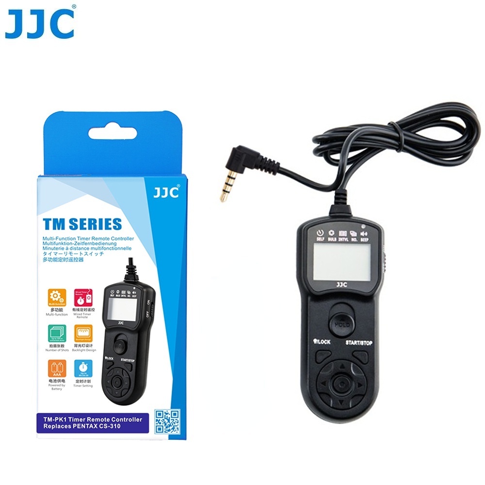 JJC TM-PK1 กล้องจับเวลาชัตเตอร์ระยะไกลแบบใช้สาย Time Laspe Intervalometer สำหรับ Fuji Fujifilm ...