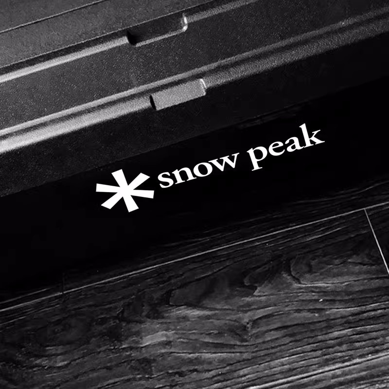 [P-A661] Camping Style Outdoor Stickers Snow Peak Snow Peak Outdoor ...