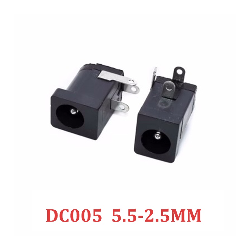 ปลั๊กซ็อกเก็ตเชื่อมต่อ DC ตัวผู้ ตัวเมีย 5.5x2.1 มม. 3.5x1.3 มม. 2.5 มม. 3.5 มม. DC005 012 012A ...