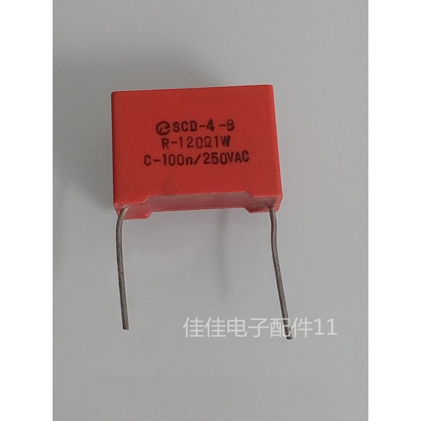 คาปาซิเตอร์ SCD-4-B R-120Ω/1w C-100n/250VAC สินค้าของแท้แท้ยินดีต้อนรับ ...