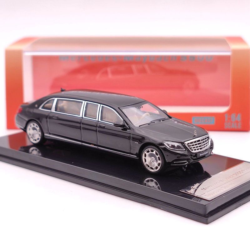 Sh โมเดลรถยนต์ 1: 64 Maybach Mercedes-Benz Maybach Extended 64 s600 ของ ...