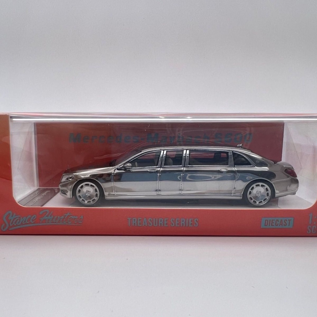 Sh โมเดลรถยนต์ 1: 64 Maybach Mercedes-Benz Maybach Extended 64 s600 ของ ...