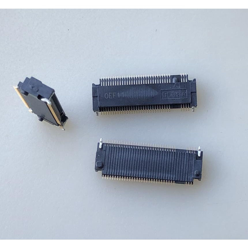 ขั้วต่อ NGFF Slot 67P M.2 SSD ซ็อกเก็ต A KEY H3.0MM Golden Finger M.2 ...