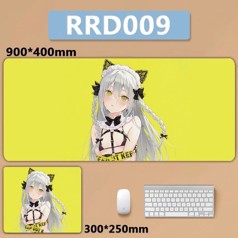 [700 * 300] Rurudo แผ่นรองเมาส์ ขนาดใหญ่ ลาย Lolita Angel Police Little ...