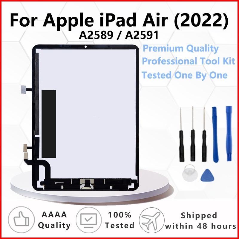 แผงหน้าจอสัมผัสดิจิทัล LCD แบบเปลี่ยน สําหรับ Apple iPad Air (2022) รุ่น 5 A2589 A2591 | Shopee ...