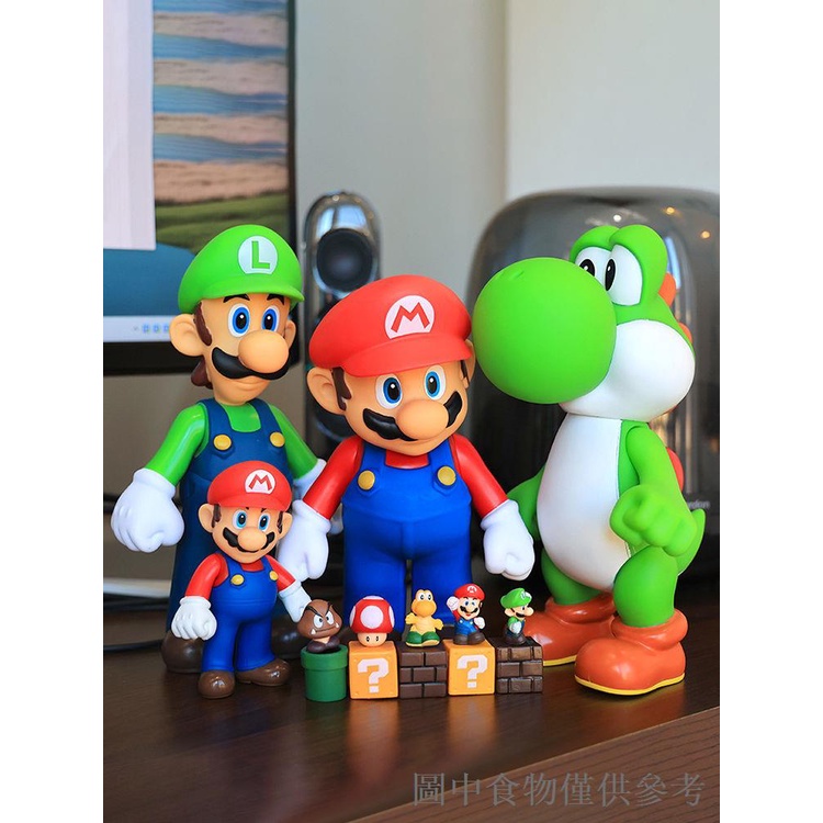 โมเดลตุ๊กตาไวนิล Super Mario Louis Brothers แฮนด์เมด ของเล่นสําหรับเด็ก ...
