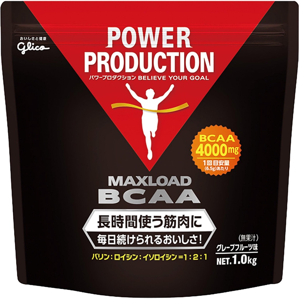 Made in Japan Glico Power Production Max Load BCAA4000mg Amino Acids ...