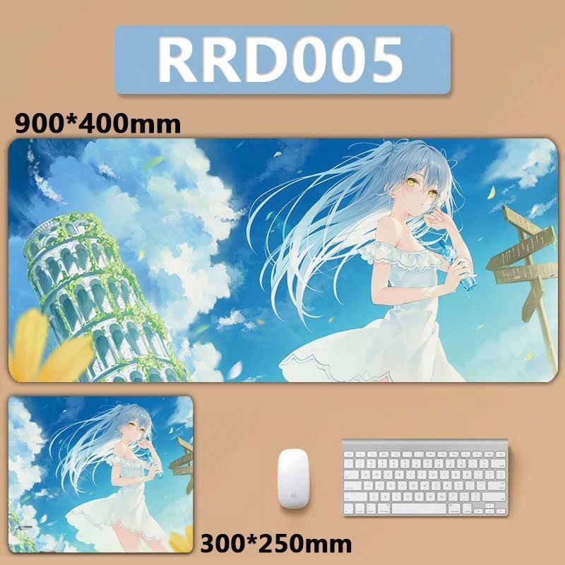 [700 * 300] Rurudo แผ่นรองเมาส์ ขนาดใหญ่ ลาย Lolita Angel Police Little ...