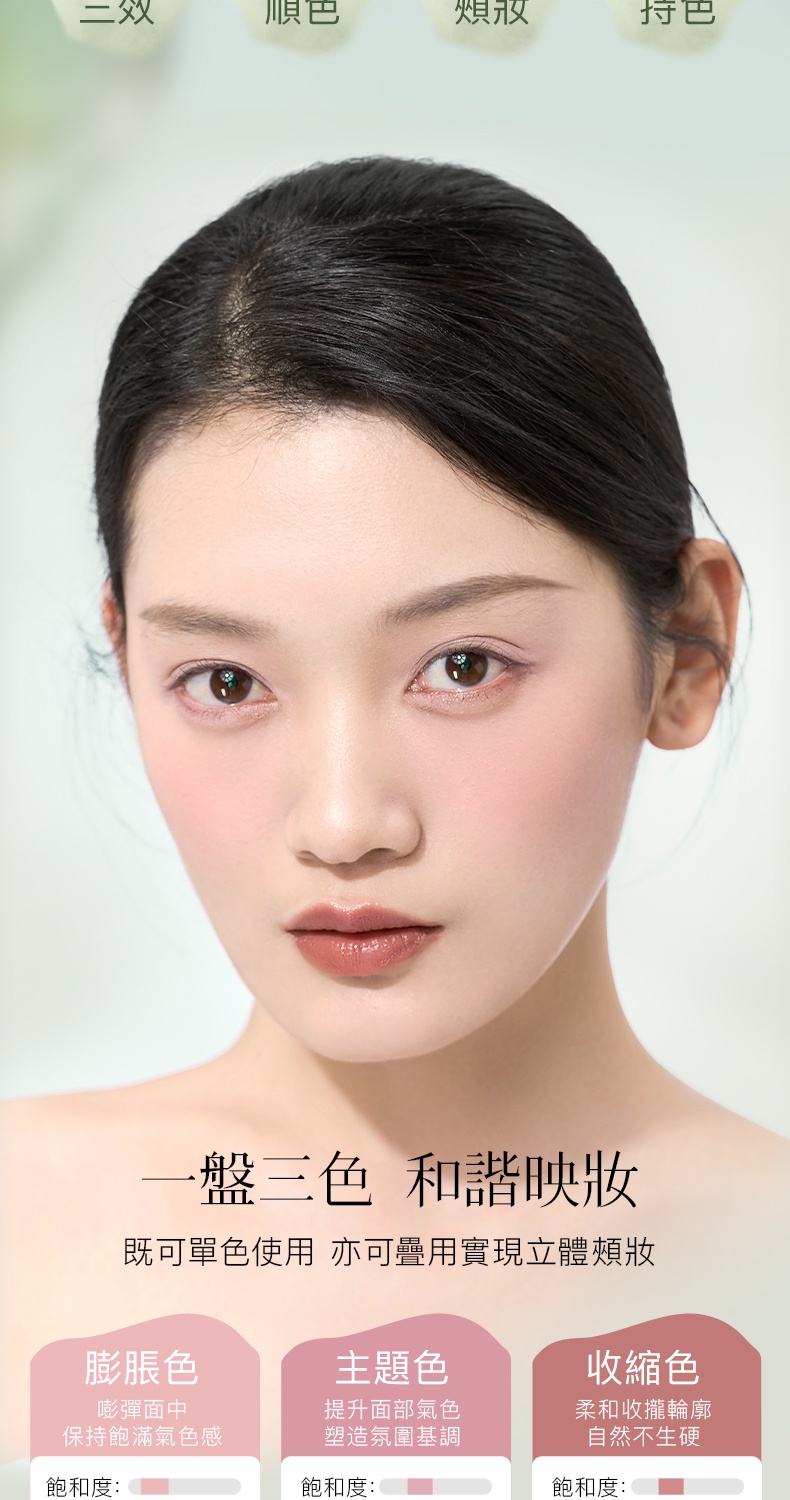 彩棠TIMAGE Blush Palette 3in1 บลัชออนพาเลท 3เฉดสี ปัดแก้ม ปัดแก้มผิวโกลว์ ...