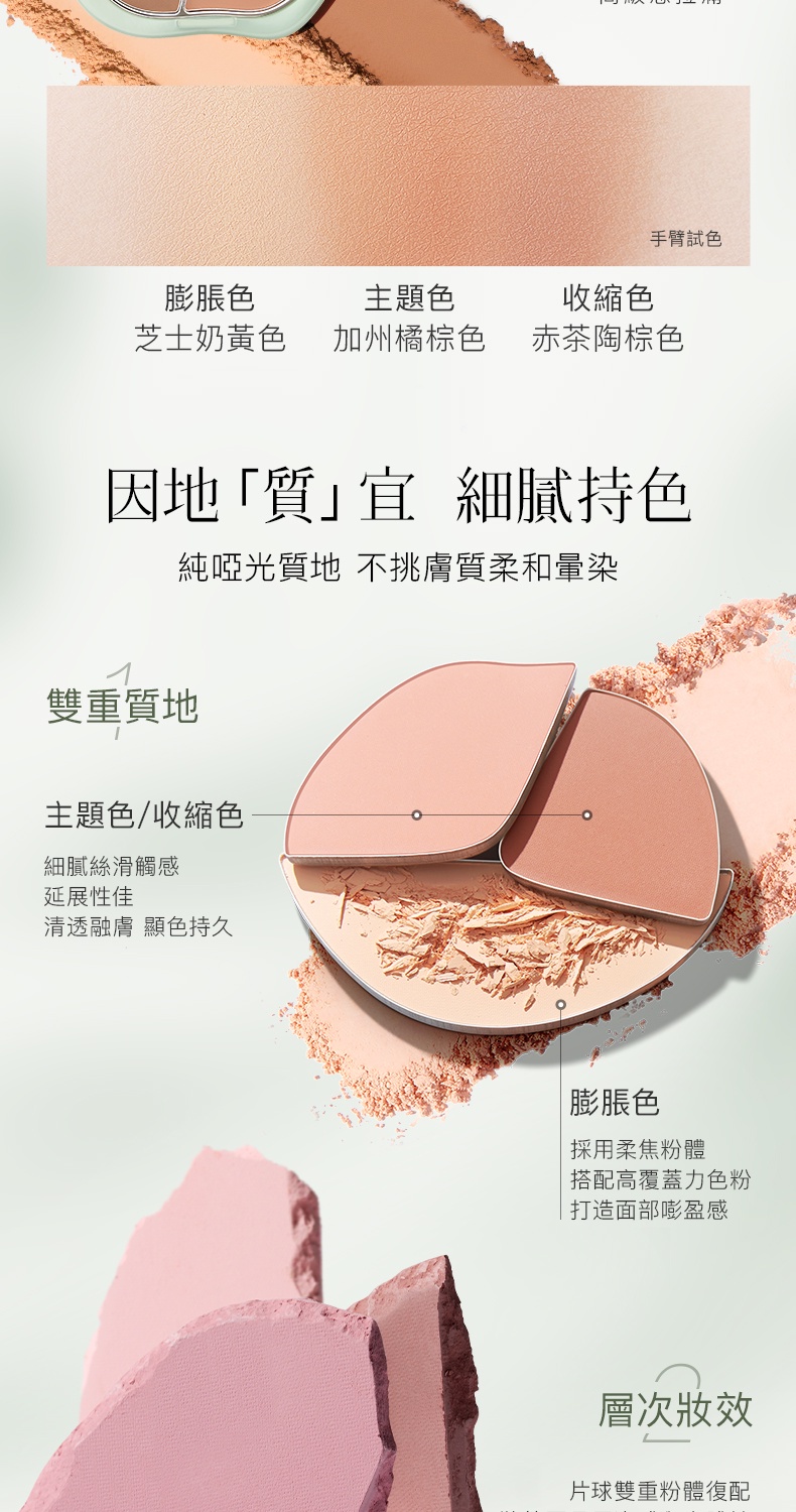 彩棠TIMAGE Blush Palette 3in1 บลัชออนพาเลท 3เฉดสี ปัดแก้ม ปัดแก้มผิวโกลว์ ...