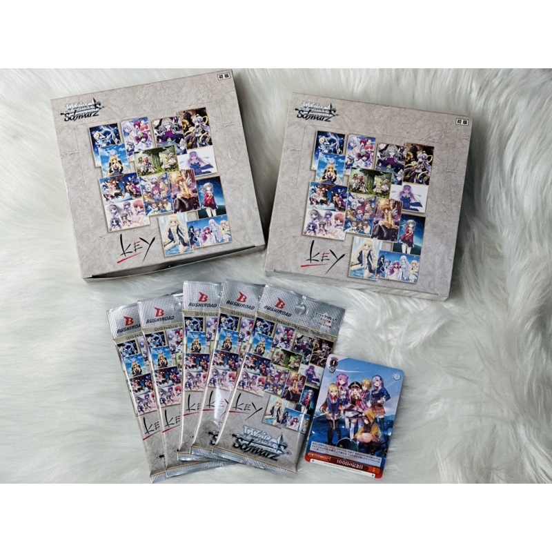 ของแท้ Weiss Schwarz Booster Pack Key All-Star Box dignity card Pack ...