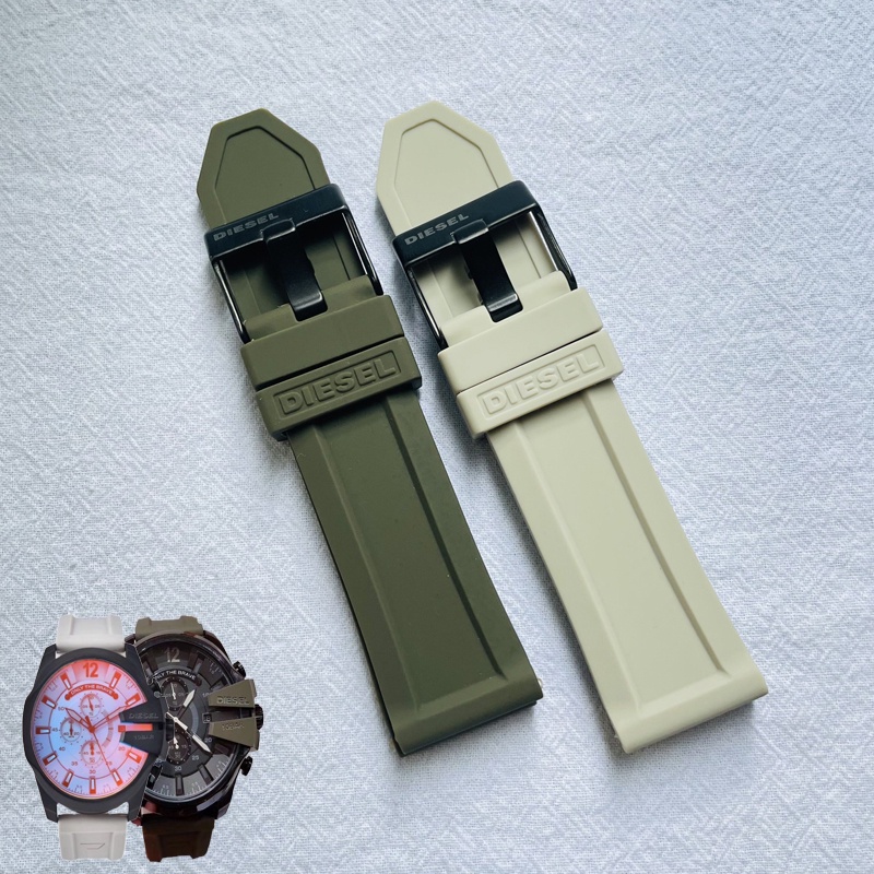 สายนาฬิกาข้อมือซิลิโคน กันน้ํา กันเหงื่อ 26 มม. สําหรับ Diesel Watch ...