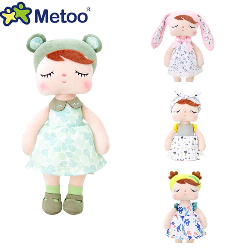 Metoo ตุ๊กตายัดไส้ ของแท้ ฤดูใบไม้ผลิ ฤดูร้อน Angela นุ่ม 33 ซม. | Shopee Thailand