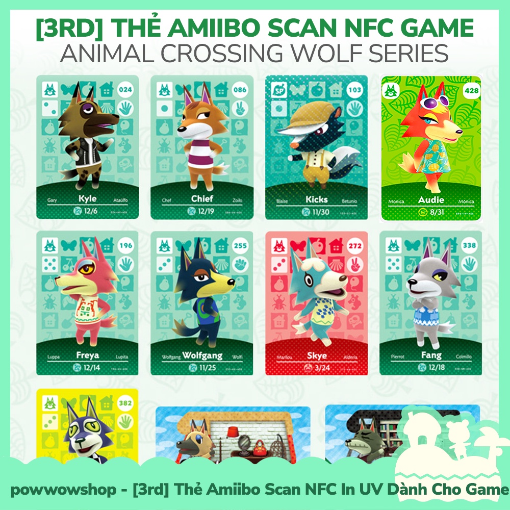 [ คลังสินค ้ าพร ้ อม VN - Express ] การ ์ ด Amiibo Scan NFC Wolf ...