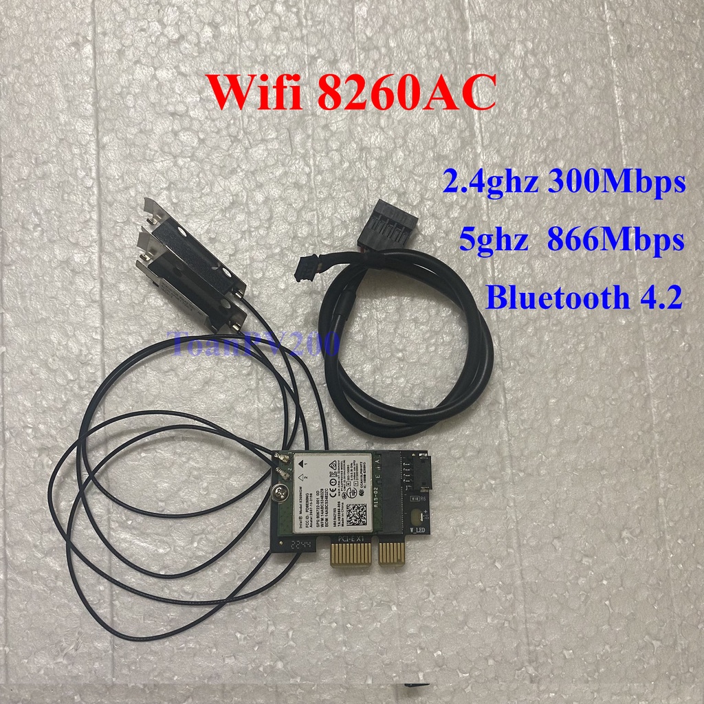 Intel AC 8260 2.4ghz 5ghz Bluetooth 4.2 wifi การ ์ ดพร ้ อม Pcie ...