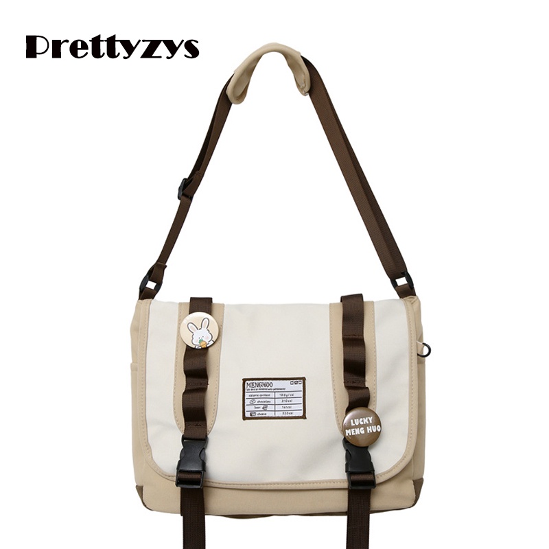 Crossbody Bag PRETTYZYS 2023 Korean Large Capacity School For Teenage Girl | Shopee Thailand