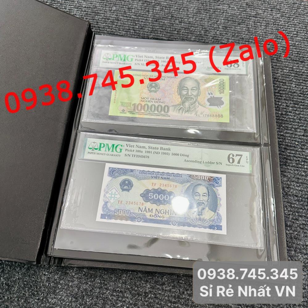 [ของแท้] Pmg Grading Money Album รวมราวตากผ้า 10 ช่องสีดํา 2 ช่อง บรรจุ ...
