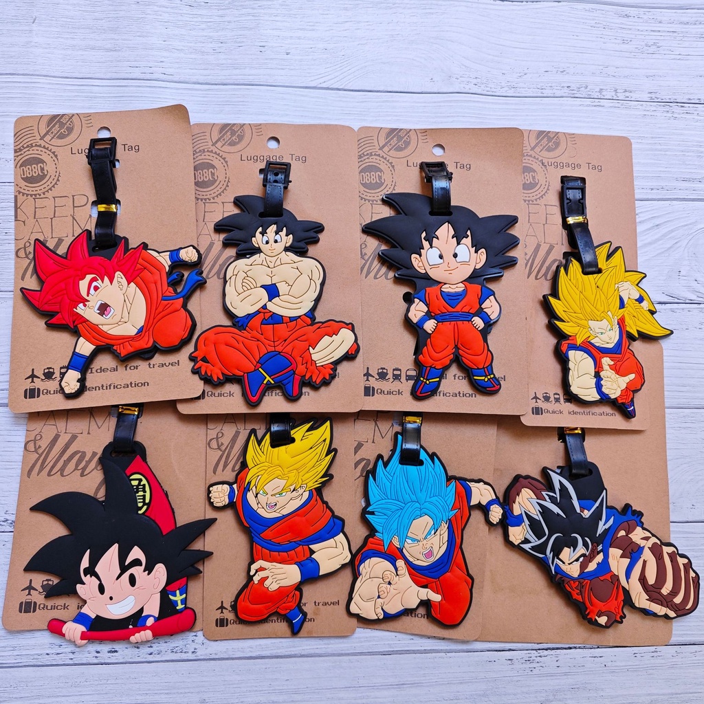 ป้ายแท็กกระเป๋าเดินทาง ลายการ์ตูนอนิเมะ Goku Dragon Ball Ninja Series ...
