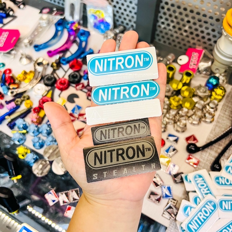 แสตมป์ Nitron Logo พิมพ์หมึกนูนยูวี สวยมาก วัสดุตัวอย่างเหมือนแสตมป์แท้ ...