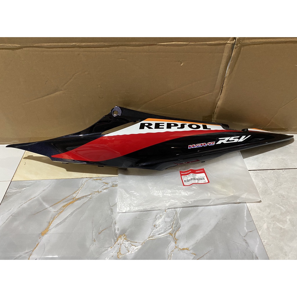 Wave RSX100 (2008) ชุดกระโปรงด้านซ้าย สีดํา แดง เหลือง (RESOL) *PB383M ...