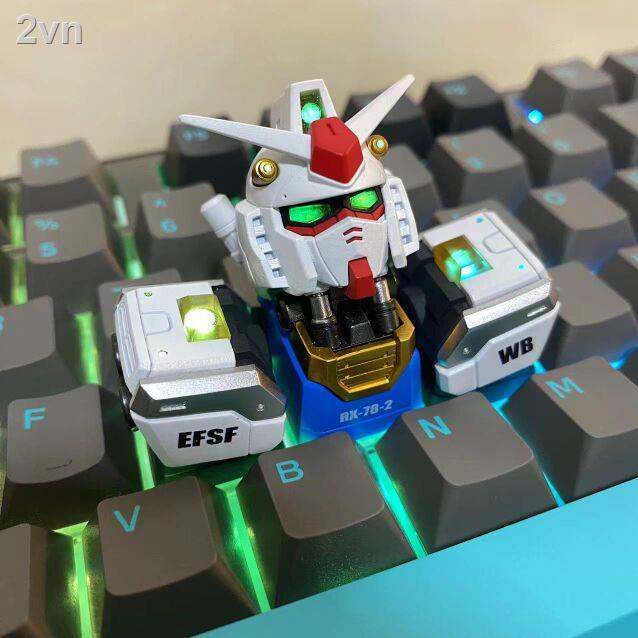 คลังสินค ้ าพร ้ อม = Yuanzu Gundam Keycap Luminous Keycap Mechanical ...