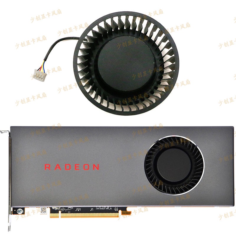 Amd RX5700 5700xt รุ่นสาธารณะกราฟิกการ์ดพัดลมระบายความร้อน Turbo ...