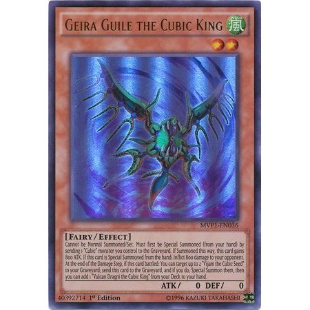 [ การ์ด Yugioh ของแท้ ] Geira Guile the Cubic King - MVP1-EN036 - ฉบับ ...