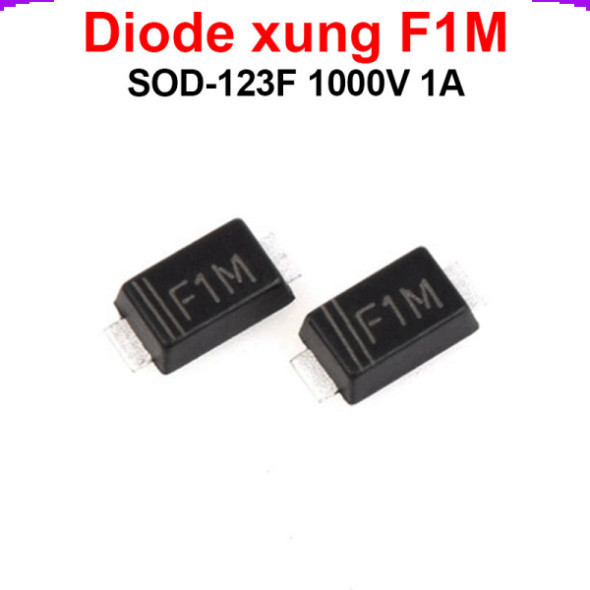(แพ็ค 10 ชิ้น) F1M-SOD-123F 1000V 1A ไดโอดพัลส์ | Shopee Thailand