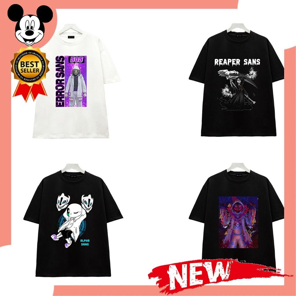 คอลเลกชันเสื้อยืด Sans Undertale - REAPER SANS - SANS 505 - SANS 707 ...
