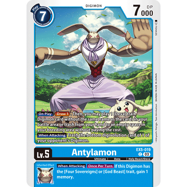 Digimon Card EX5-019 - Antylmon - Digimon - ทั่วไป | Shopee Thailand