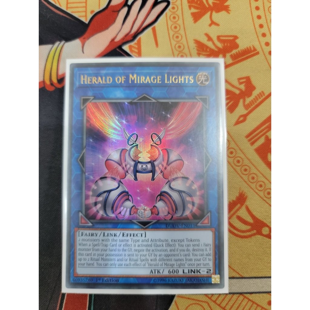 การ์ด Yugioh ของแท้ | ยูจีโอ! ไฟ Herald of Mirage - DUOV-EN011 - Ultra ...