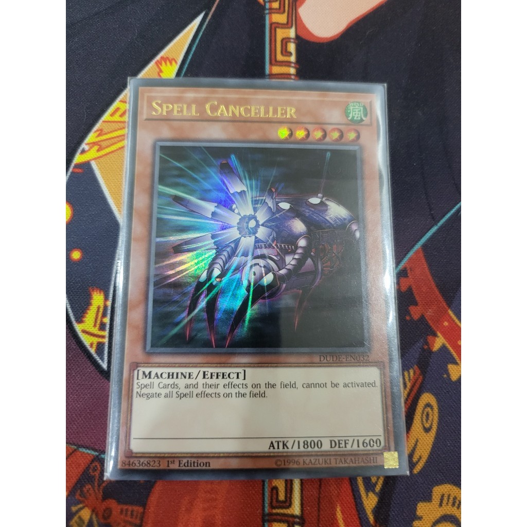 การ์ด Yugioh ของแท้ | Spell Canceller - DUDE-EN032 - Ultra Rare 1st ...