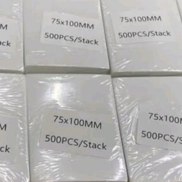 A7 75x100 กระดาษความร้อน, A7 กระดาษพิมพ์เดี่ยว Self-Adhesive Thermal ...