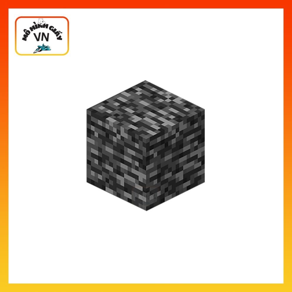 [Minecraft] Bedrock Block Assembled Paper Model - MohinhgiayVN | Shopee ...