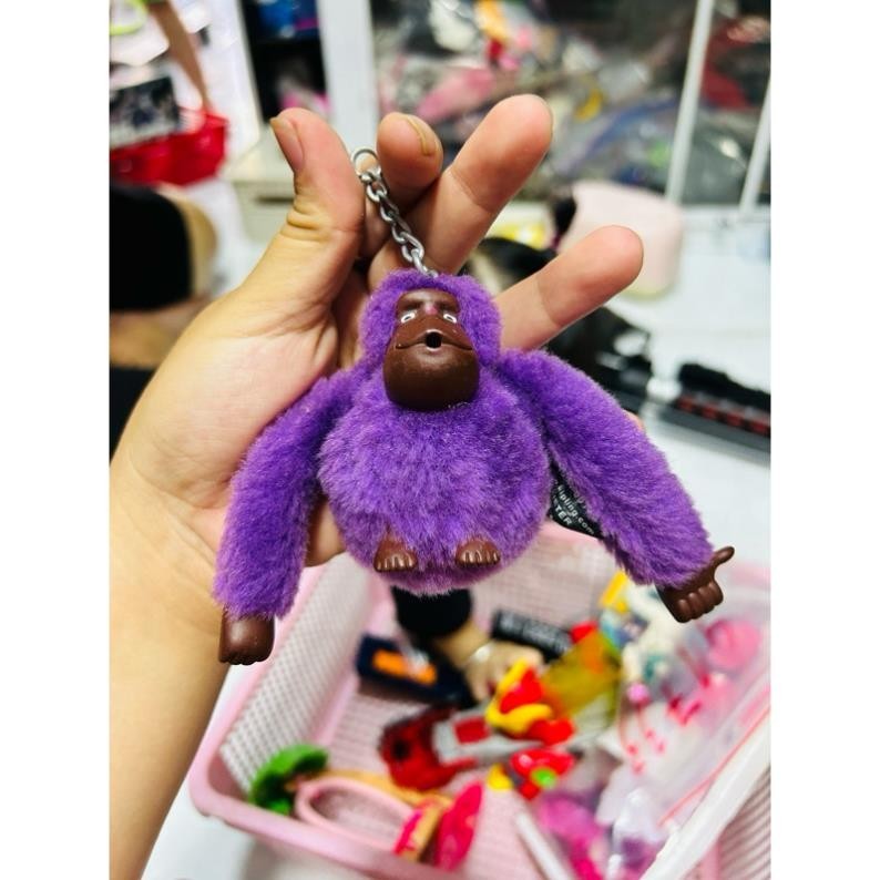 พวงกุญแจ Kipling Monkey Purple ของแท้ | Shopee Thailand
