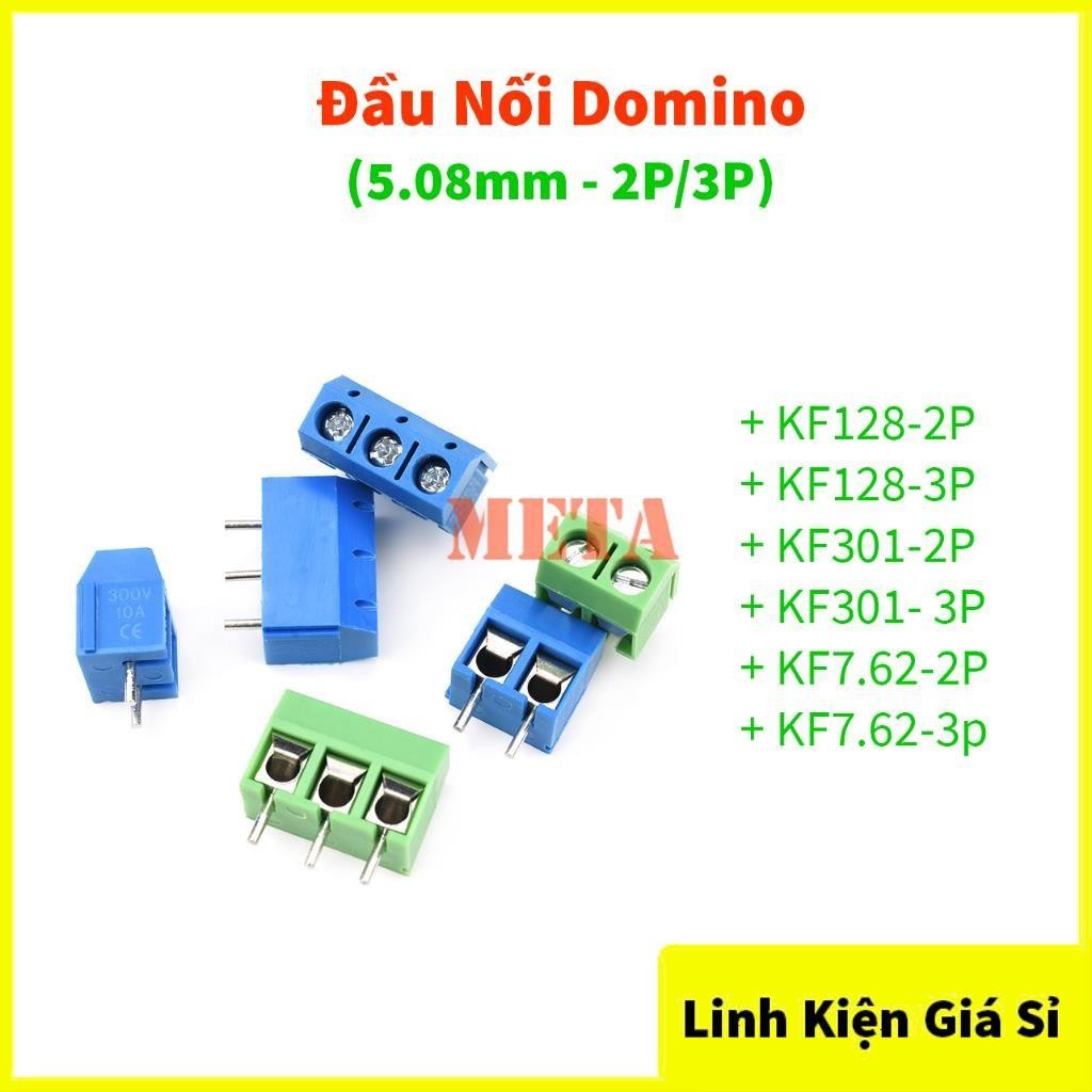 ขั้วต่อโดมิโน KF128-2P/3P KF301-2P/3P KF7.62-2P/3P - ระยะพิน 5.08mm ...