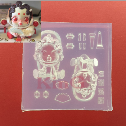 แม่พิมพ์เสน่ห์เพ้นท์เล็บซิลิโคน Skullpanda / DIY (***รุ่น Difficulti ...