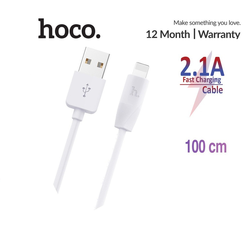 สายชาร ์ จ 2.1A Hoco X1 Super ทนทาน Anti-Tangle TPE ลวด 1 M / 2 M / 3 M ...
