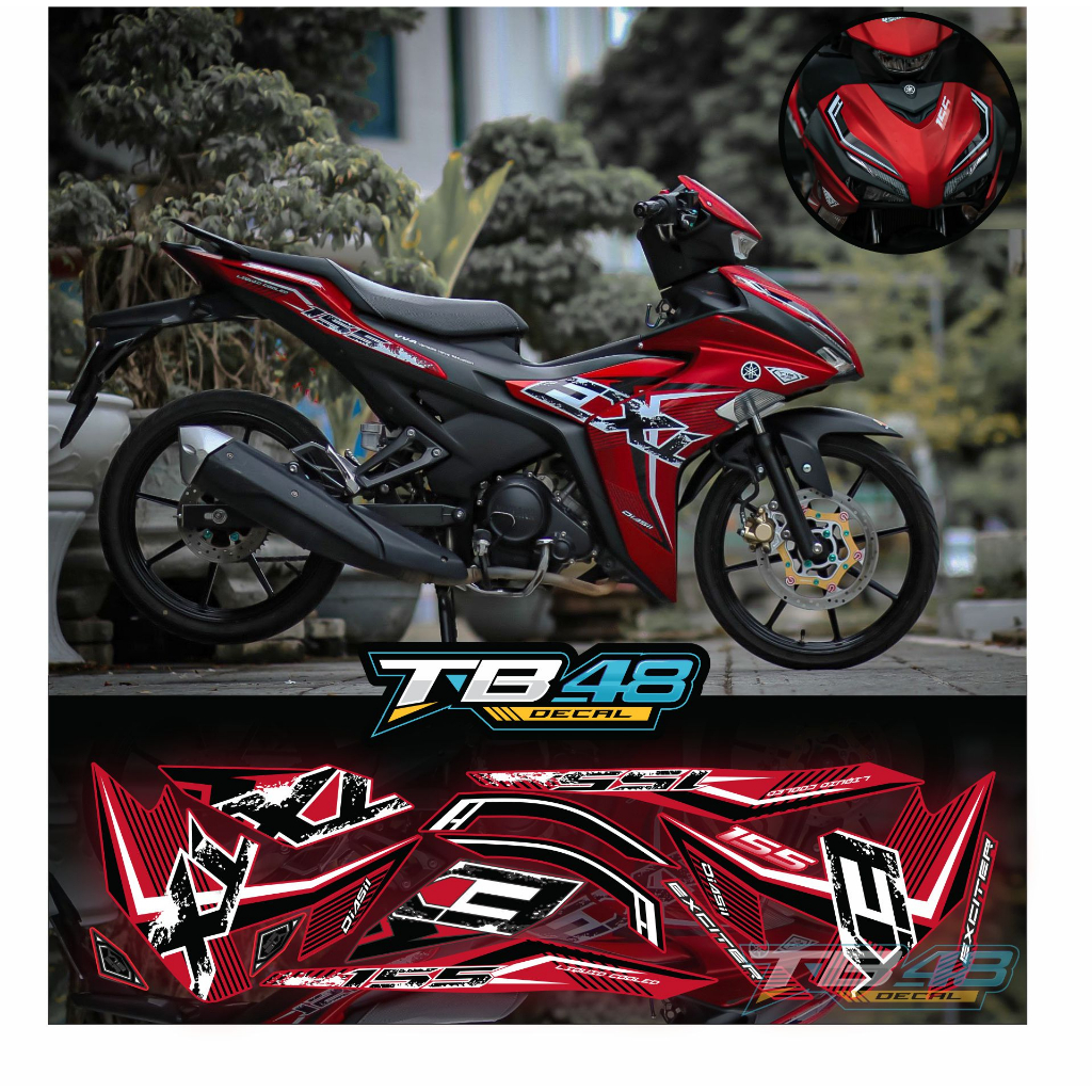 แสตมป์ Exciter 155 EXC พร้อมตัวเลือกทุกสี | Shopee Thailand