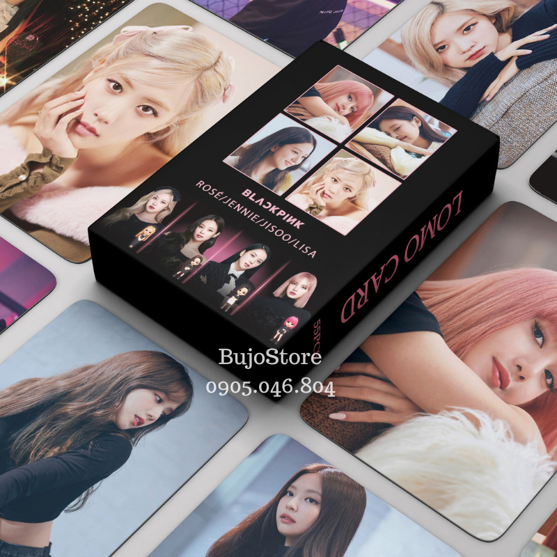กล ่ อง 54 ภาพ Lomo Card Blackpink พร ้ อมของขวัญ 2 ด ้ าน Matte-rolled ...