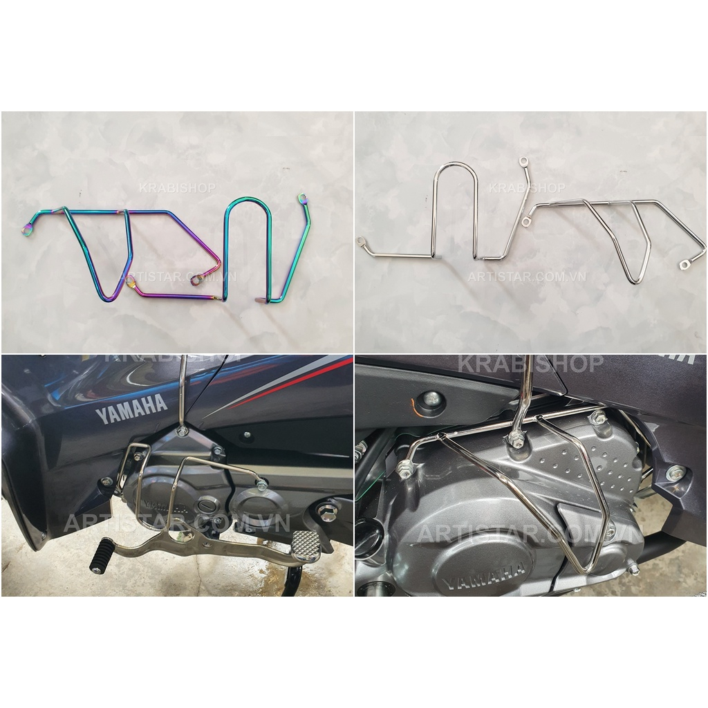 Jupiter Finn, Sirius Fi Stainless Steel Titanium Engine Block Protector ...